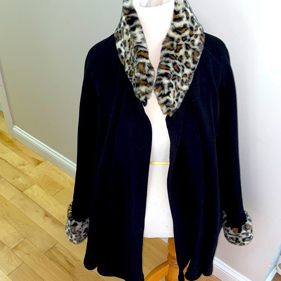 Cejon | Jackets & Coats | Gorgeous With Animal Print Detailing | Poshmark